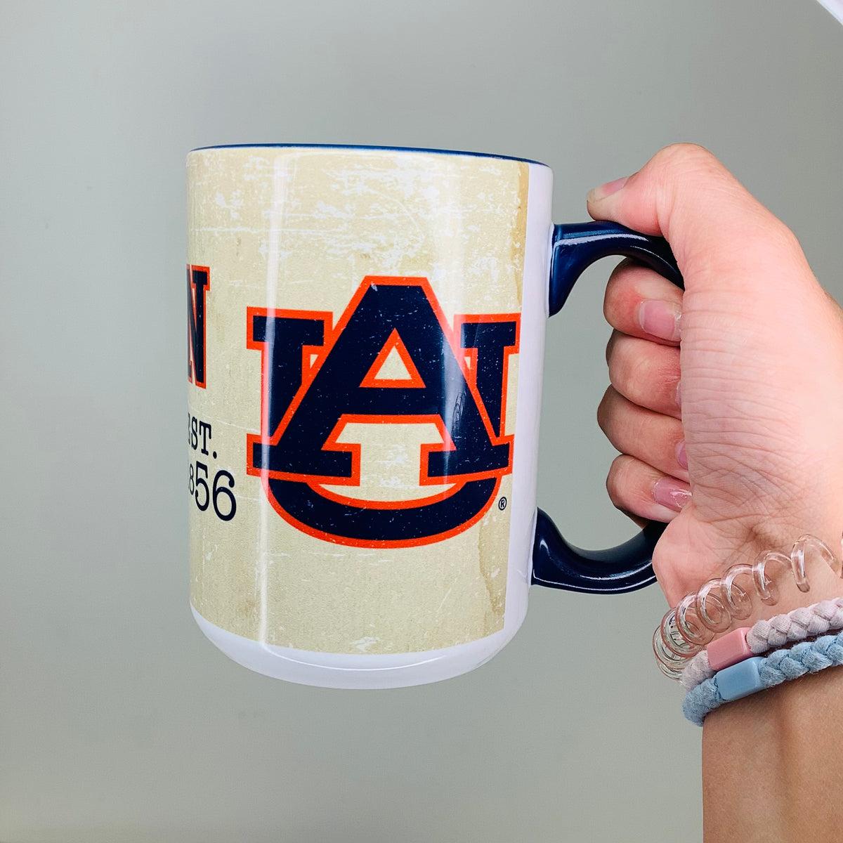 AUBURN TAN RETRO MUG 15 oz. – Deb & Co. Boutique